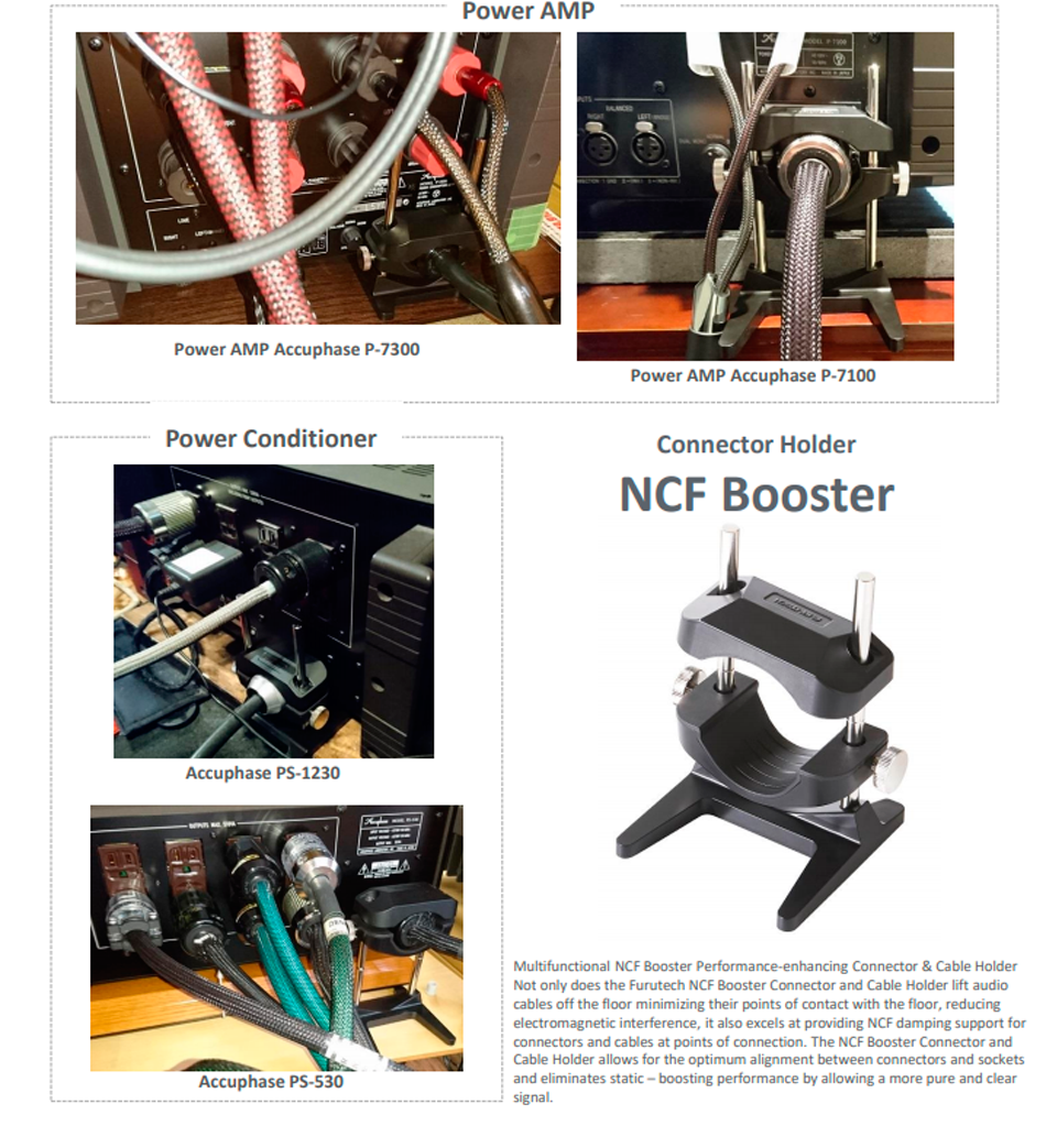 Furutech | NCF Booster | Connector & cable