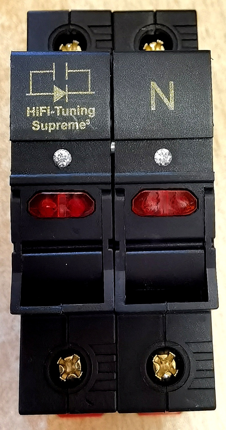 HiFi-Tuning | Supreme³ Fuse Holder | 10x38 mm, double pole | Diamond ...